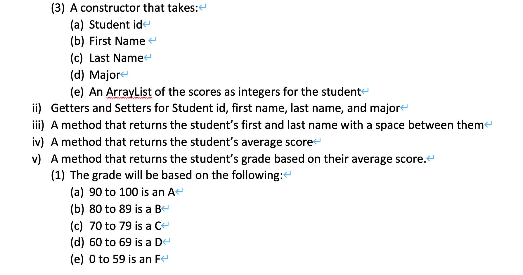 Solved You will create a separate class for each class. Make | Chegg.com