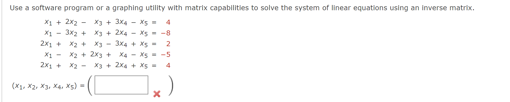 Solved Use a software program or a graphing utility with | Chegg.com