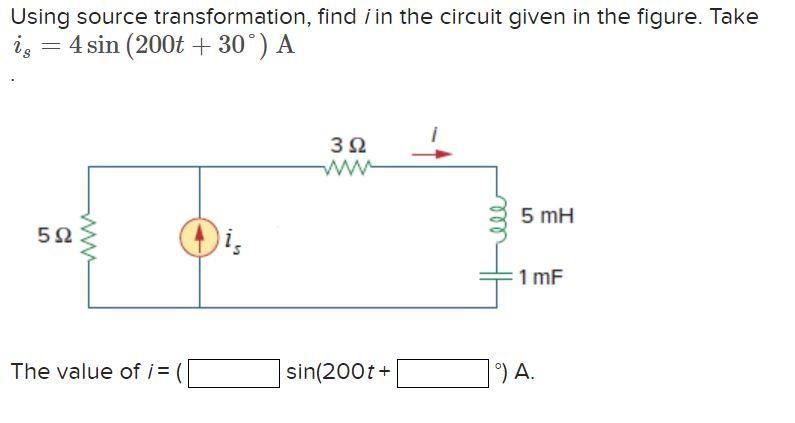 Solved Find the output current io in the circuit shown below | Chegg.com