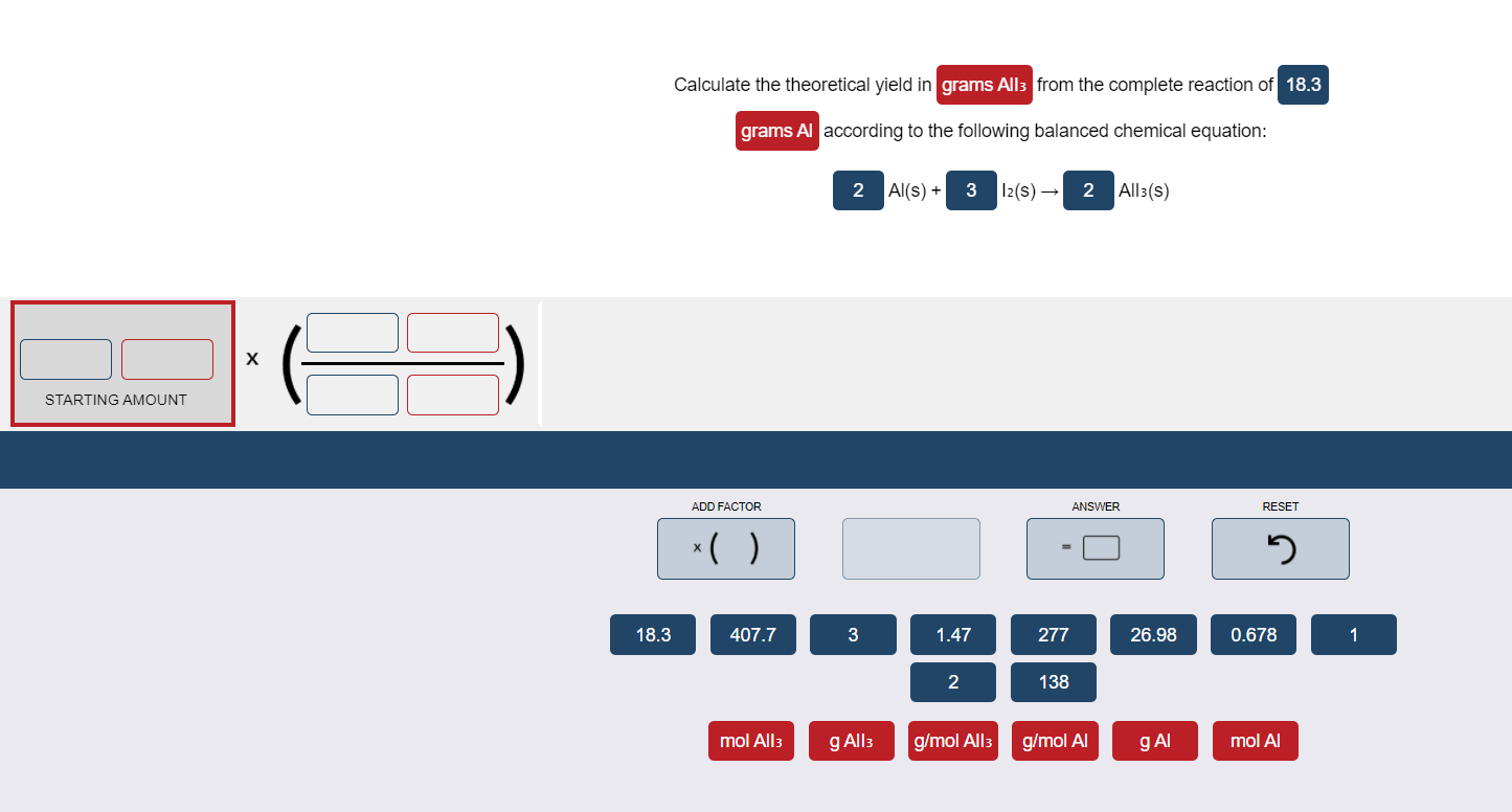 Solved Calculate the theoretical yield in grams Alls from | Chegg.com