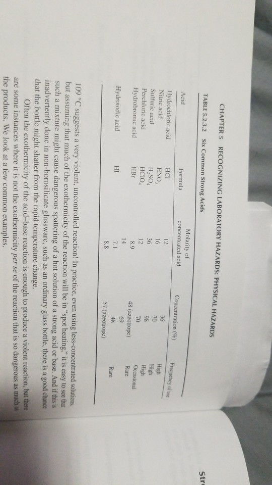 Solved CHAPTERS RECOGNIZING LABORATORY HAZARDS: PHYSICAL | Chegg.com