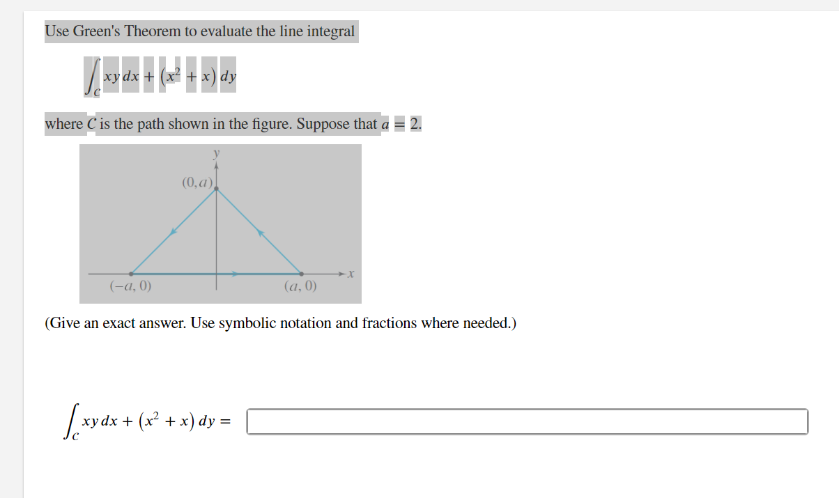 Solved Use Green's Theorem to evaluate the line integral | Chegg.com