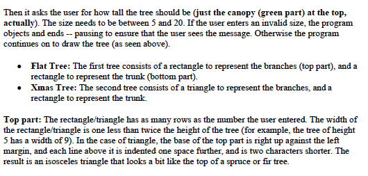 Solved The program TreeStructures.java asks the user for the | Chegg.com