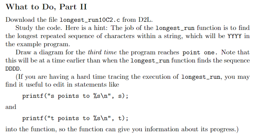 Solved Draw a diagram for the third time the program reaches | Chegg.com