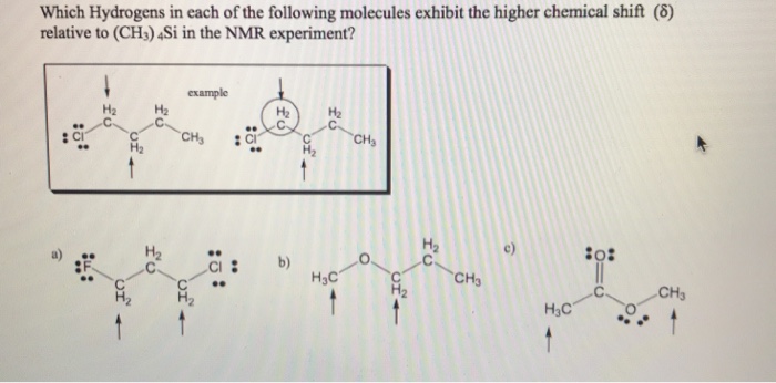 Solved which hydrogen in each pair of the following | Chegg.com