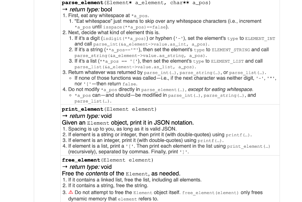 You will create a decoder for the JSON data format. | Chegg.com