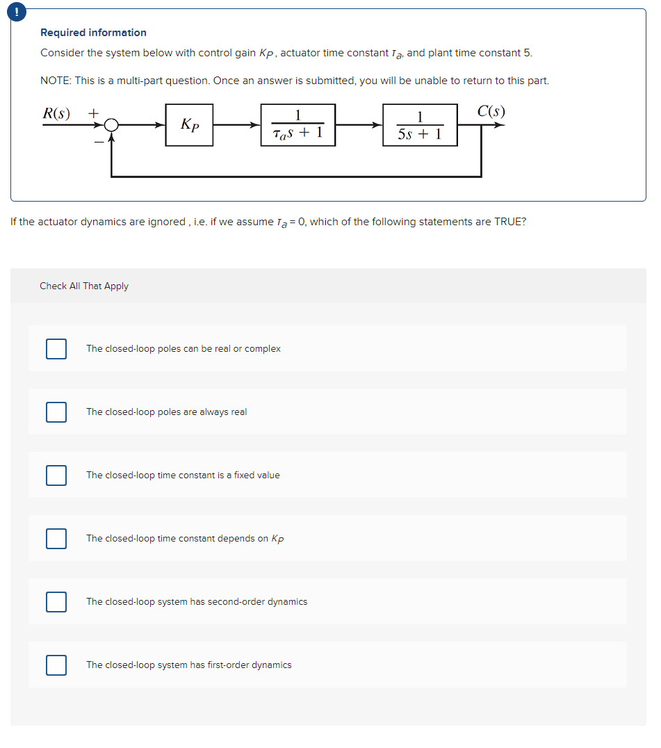 Solved Required information Consider the system below with | Chegg.com