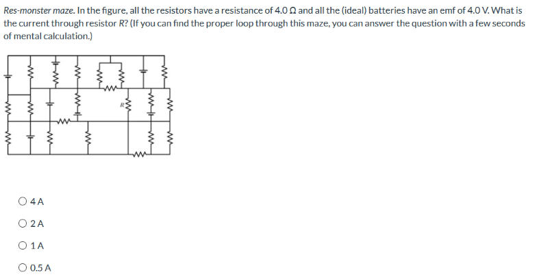 Solved Res-monster maze. In the figure, all the resistors | Chegg.com