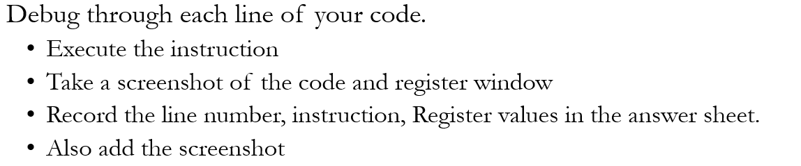 Solved • Assume That You Have 8 Bit Registers • Write And