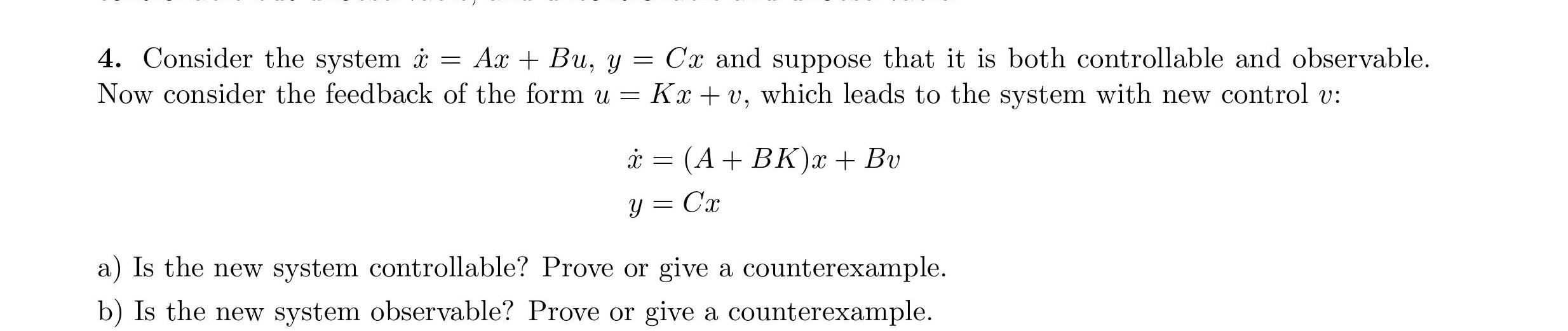 Solved cConsider the system and suppose that it is both | Chegg.com
