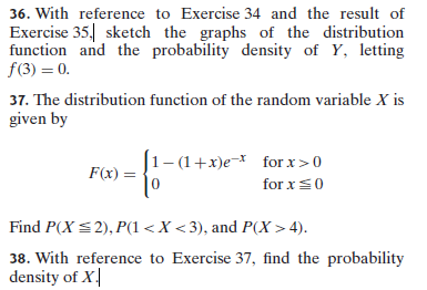 Solved 36. With reference to Exercise 34 and the result of | Chegg.com