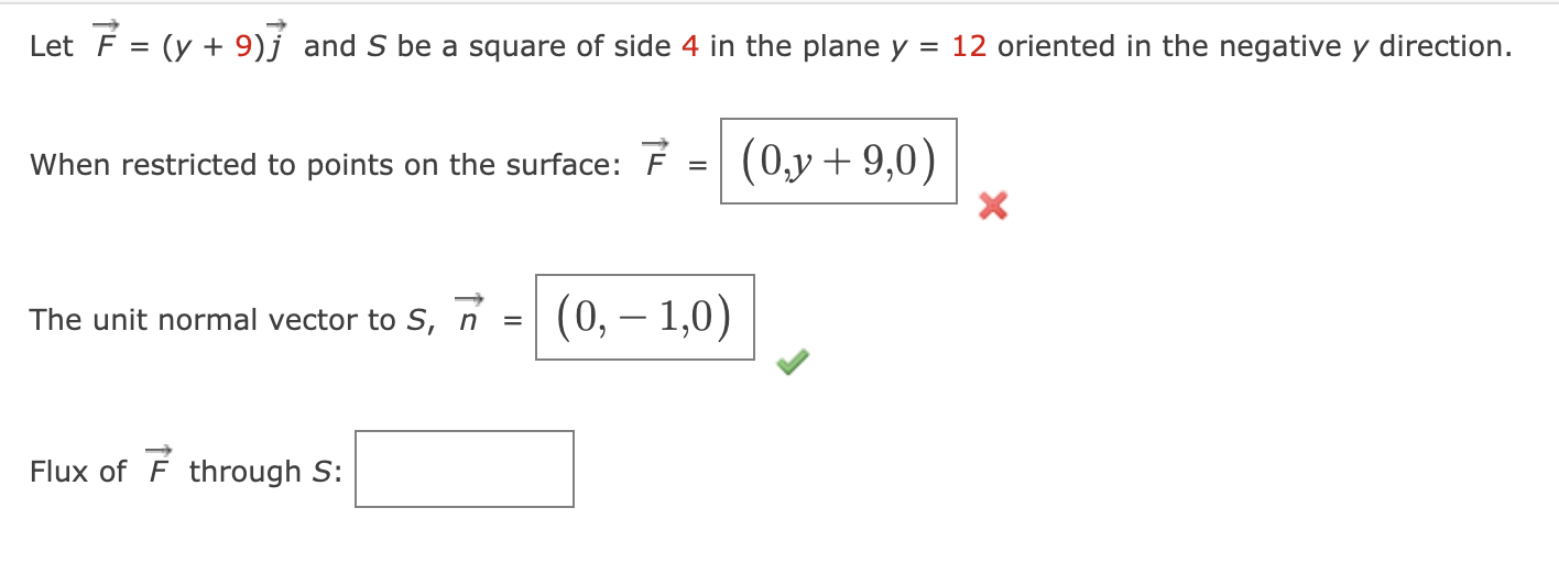 Solved Let vec(F)=(y+9)vec(j) ﻿and S ﻿be a square of side 4 | Chegg.com