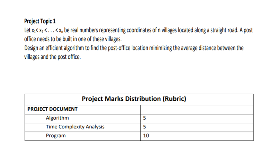 Solved Project Topic 1 Let xi
