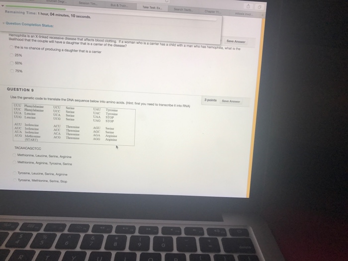 Solved Question Completion Status: Assume that in mice, coat | Chegg.com