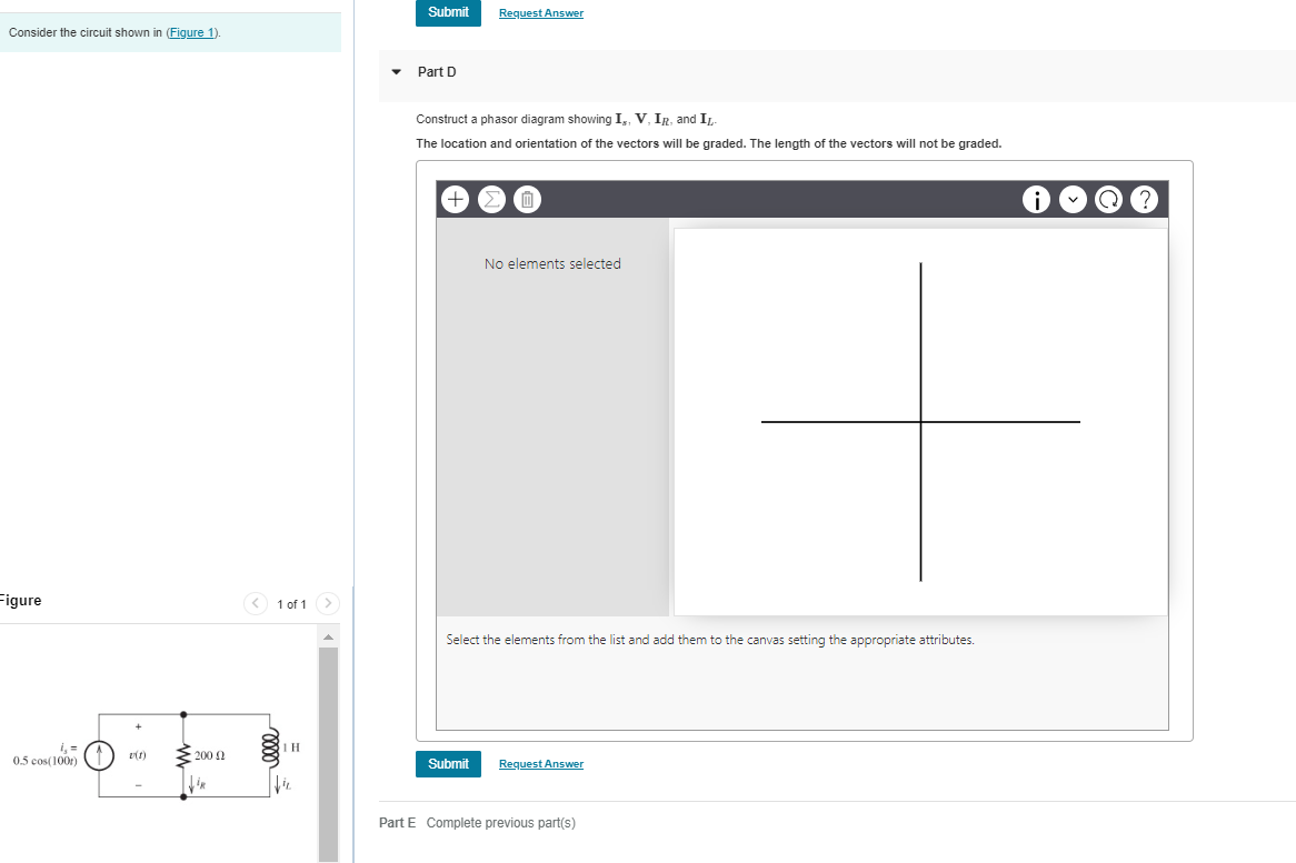 Solved Consider the circuit shown in (Figure 1). Part D | Chegg.com
