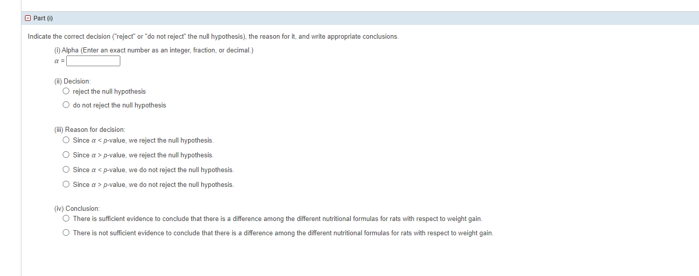 Solved hypothesis that the three formulas produce the same | Chegg.com