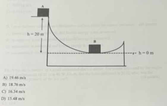 Solved A box slides on a curved surface with friction as | Chegg.com