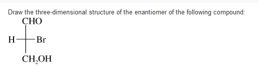 Solved Draw the three-dimensional structure of the | Chegg.com