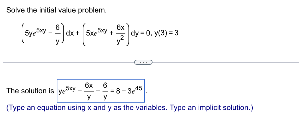 Solved Solve the initial value | Chegg.com