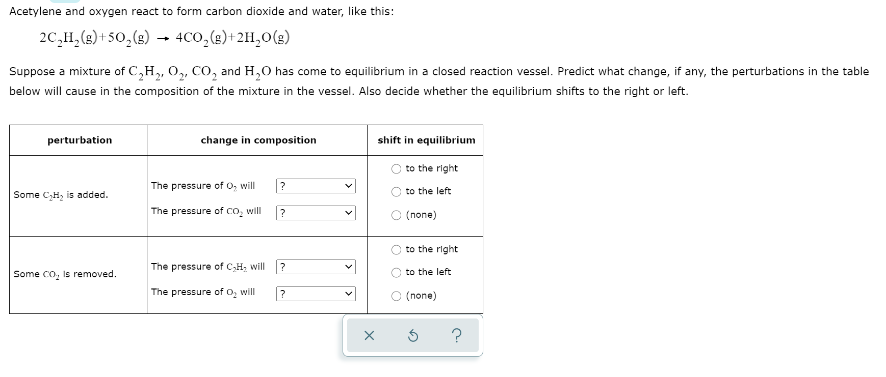 Solved Acetylene and oxygen react to form carbon dioxide and | Chegg.com