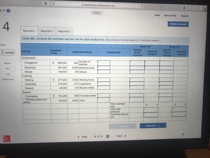 Solved HE 17 Seved Help Save & Exit Submit Check my work 4 | Chegg.com