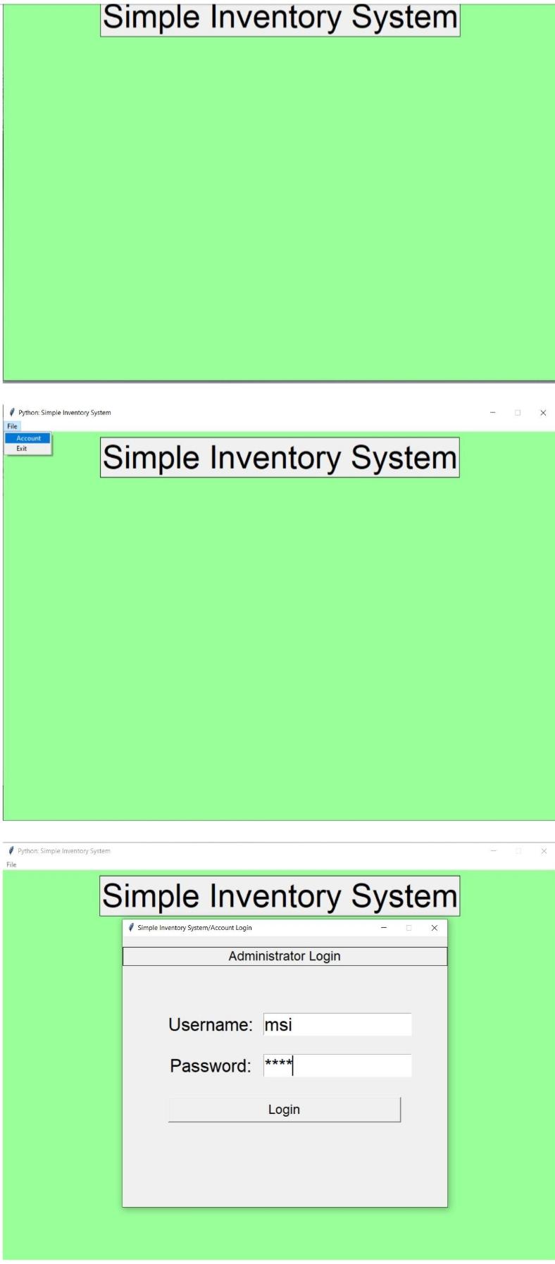 Need the following Inventory System coded in PyQT5 | Chegg.com