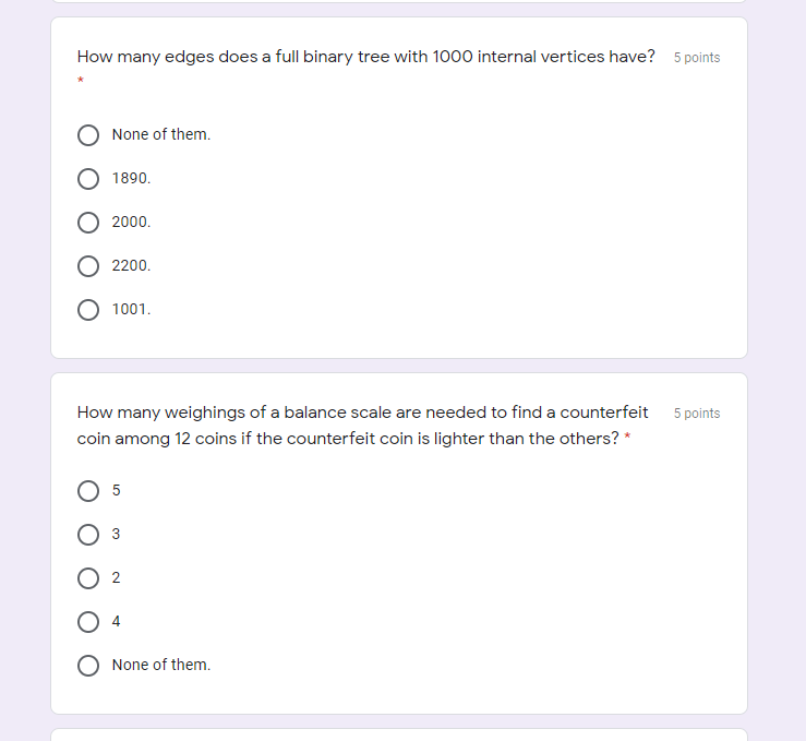 Solved How many edges does a full binary tree with 1000 | Chegg.com