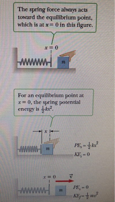 Solved A horizontal spring attached to a wall has a force | Chegg.com