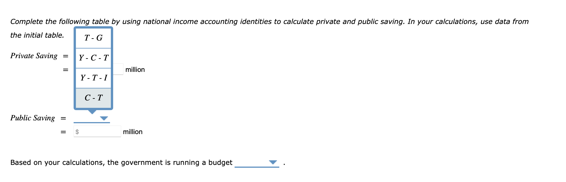 Solved The following table contains data for a hypothetical | Chegg.com