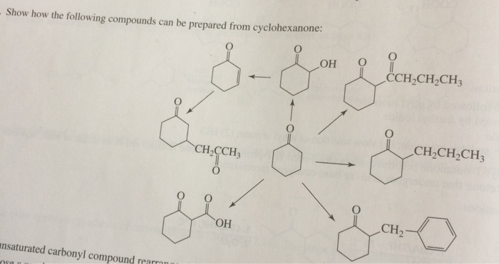 Solved Show how the following compounds can be p OH O | Chegg.com