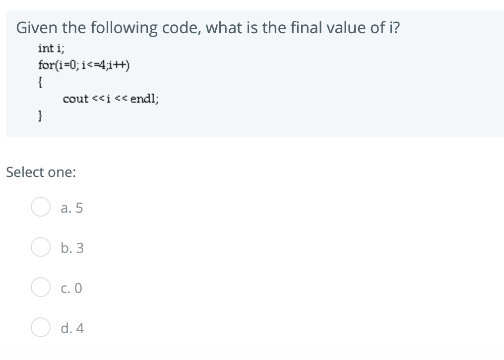 Solved What Is The Value Of X After The Following Code