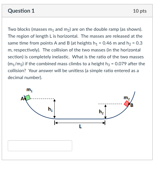 Solved Two blocks (masses m1 and m2 ) are on the double ramp | Chegg.com