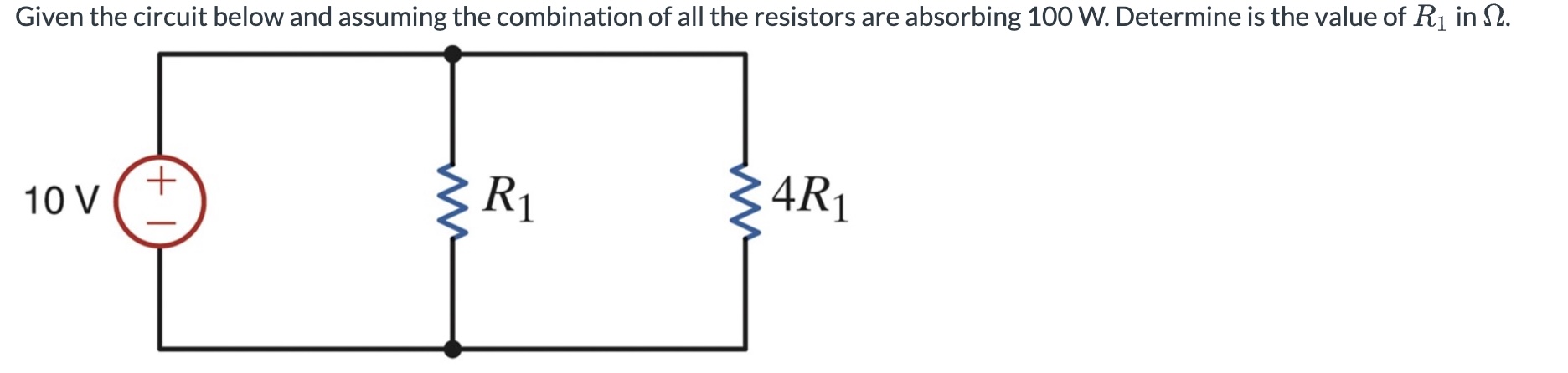 Solved Given the circuit below and assuming the combination | Chegg.com