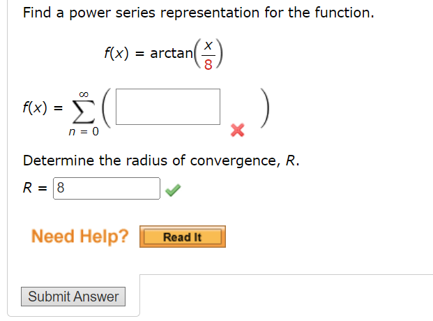 Solved Find a power series representation for the function. | Chegg.com
