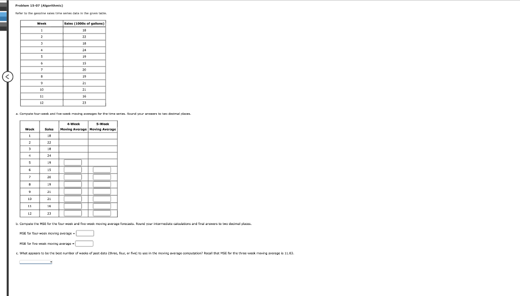 Solved Problem 15-07 (Algorithmie) Refer to the gene estime | Chegg.com