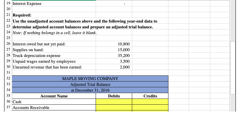 Solved Reporting adjusted account balances - Excel X Sign In | Chegg.com
