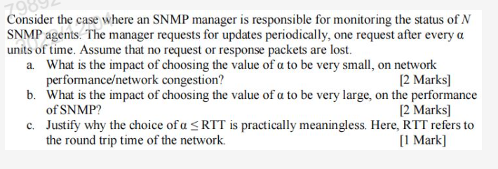 Solved Consider the case where an SNMP manager is | Chegg.com Solved Consider the case where an SNMP manager is | Chegg.com