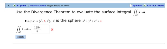 Solved Use the Divergence Theorem to evaluate the surface | Chegg.com