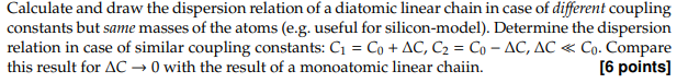 Solved Calculate and draw the dispersion relation of a | Chegg.com