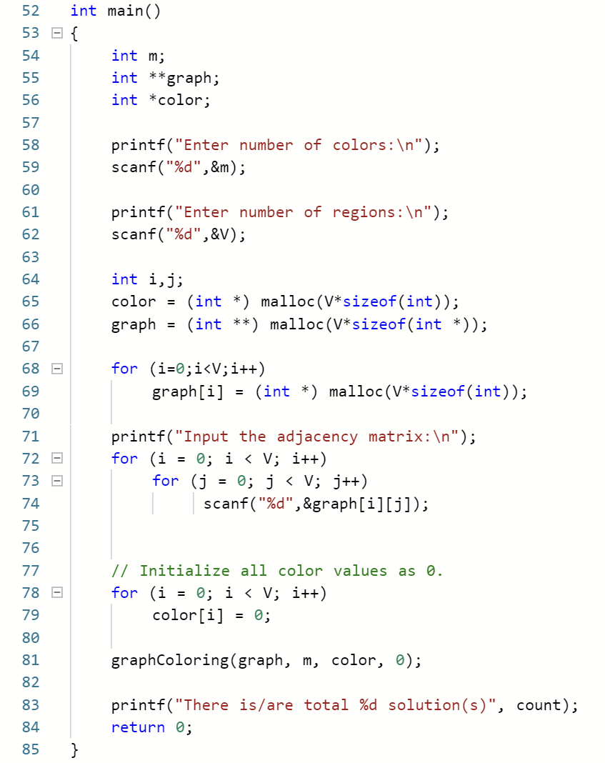 Solved Write a function to count the number of solutions of | Chegg.com