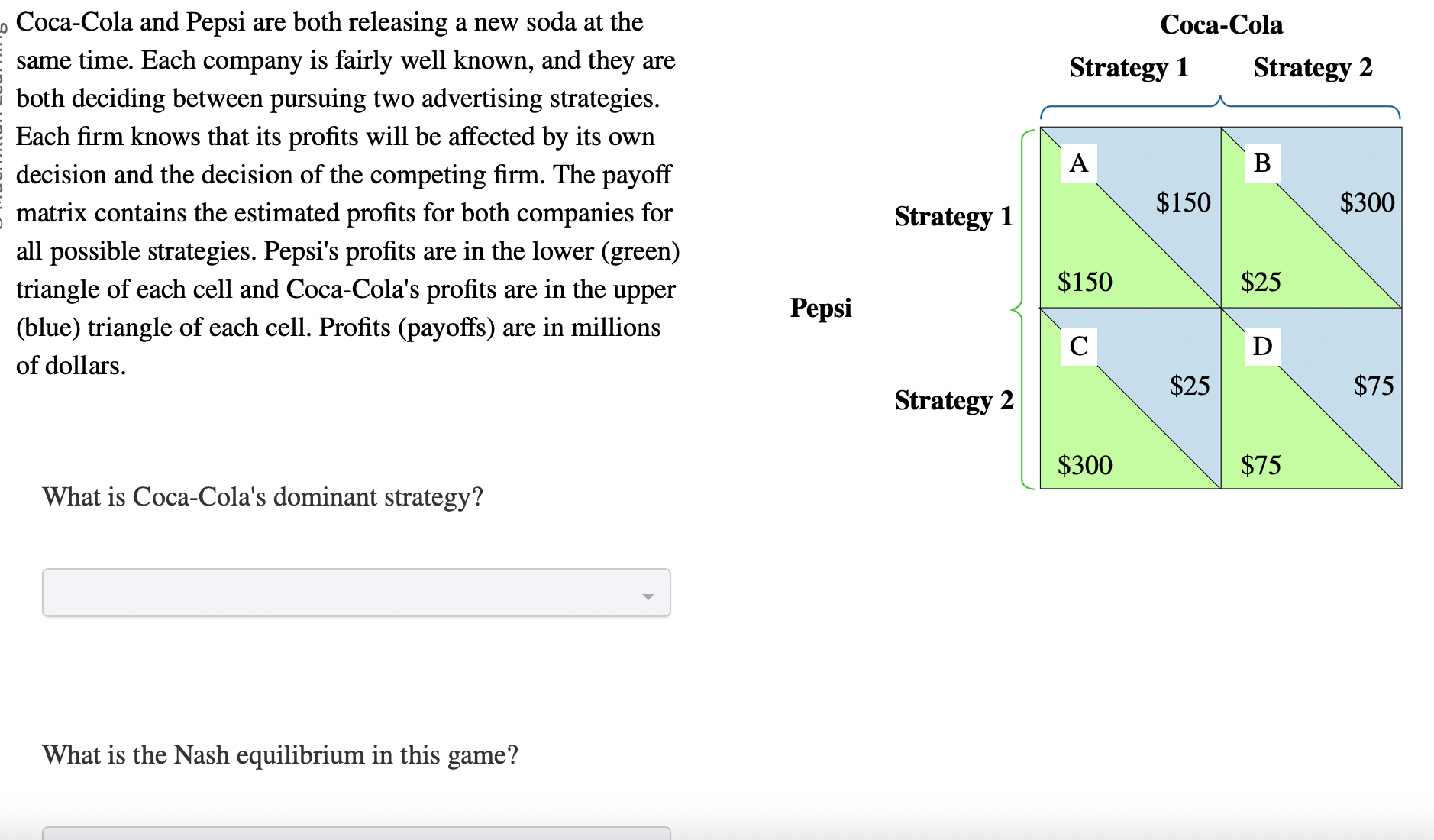 Solved Coca-Cola and Pepsi are both releasing a new soda at | Chegg.com