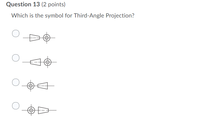 Solved Question 13 (2 points) Which is the symbol for | Chegg.com