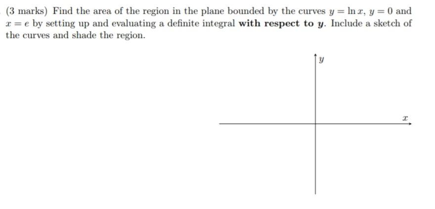 Solved Find the area of the region in the plane bounded by | Chegg.com