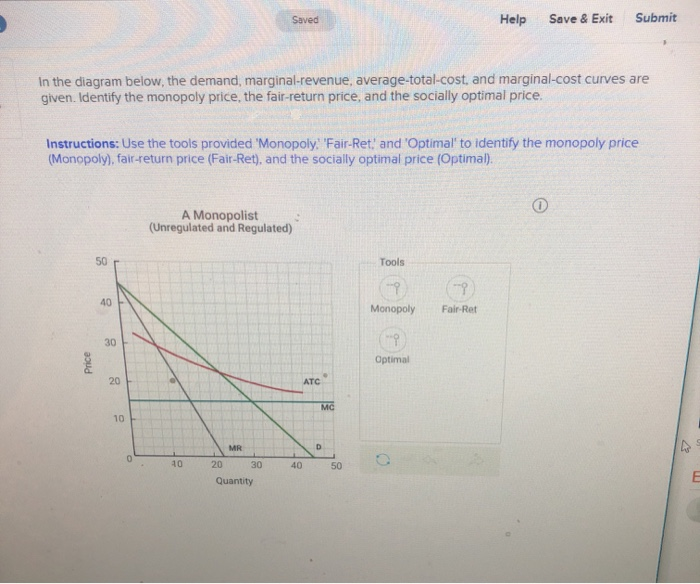 Solved Help Save & Exit Submit In the diagram below, the | Chegg.com