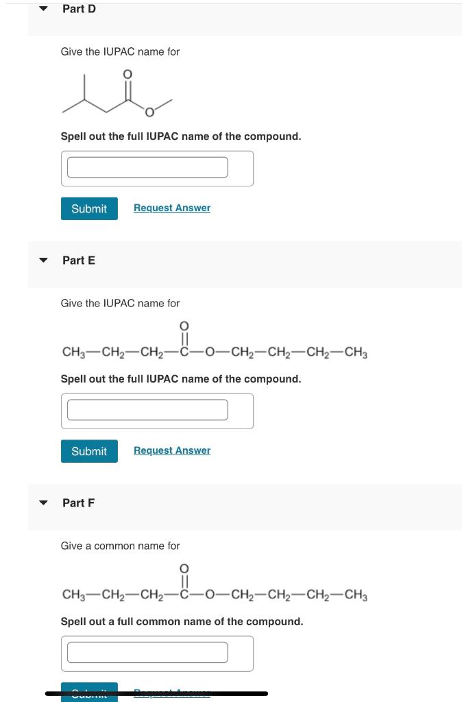 Solved Give the IUPAC name for Spell out the full IUPAC name | Chegg.com