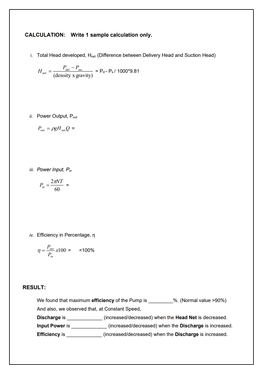 Solved complete the the calculations on the table then | Chegg.com