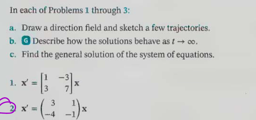 Solved In ﻿each of ﻿Problems 1 ﻿through 3:a. ﻿Draw a | Chegg.com