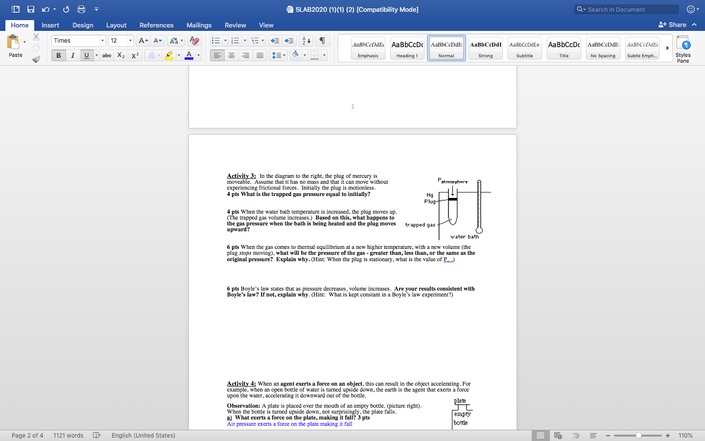 Solved 5LAB2020 (1) (1) (2) (Compatibility Mode] Q Search in | Chegg.com
