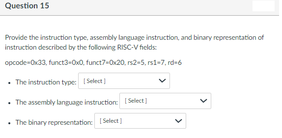 Solved Provide the instruction type, assembly language | Chegg.com Solved Provide the instruction type, assembly language | Chegg.com