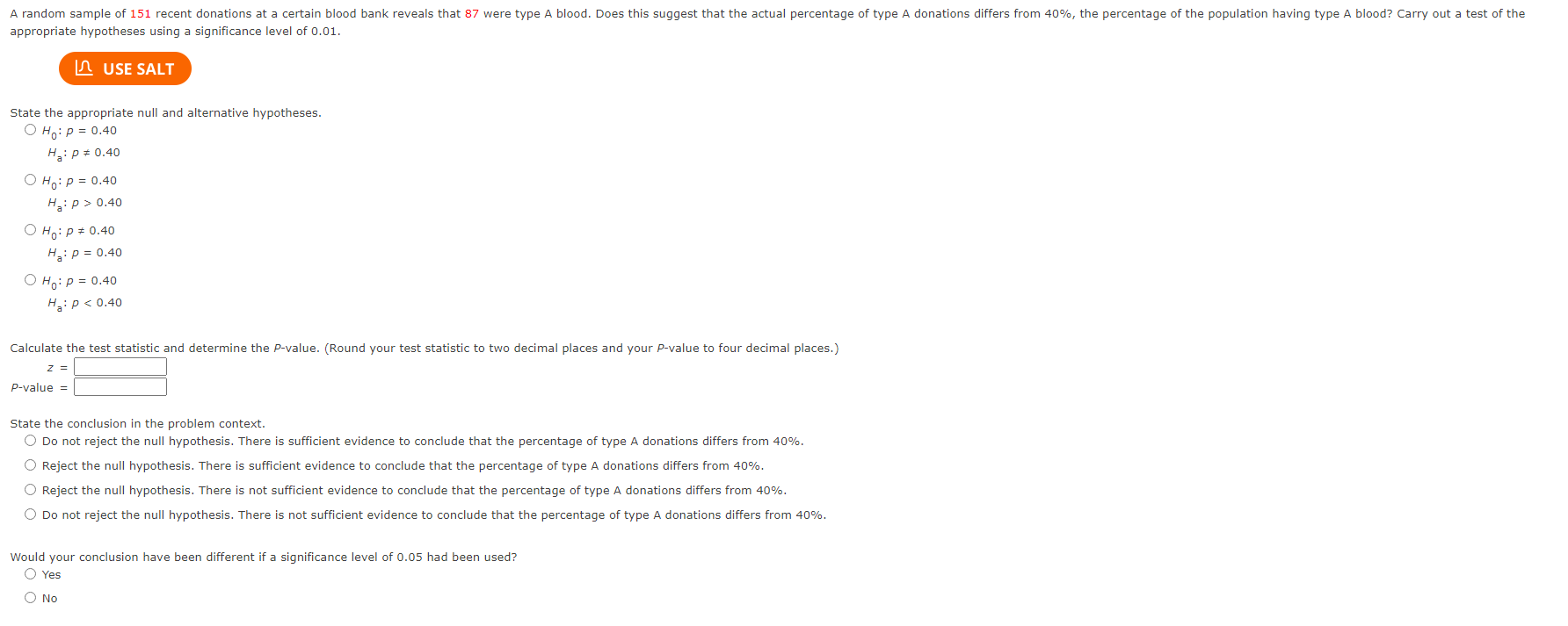 Solved State the appropriate null and alternative | Chegg.com